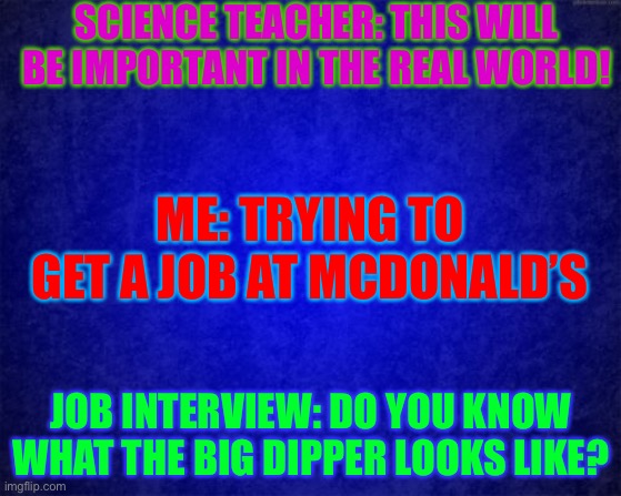 blue background - Imgflip