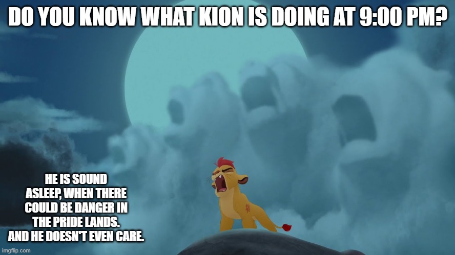 Kion yawning - Imgflip