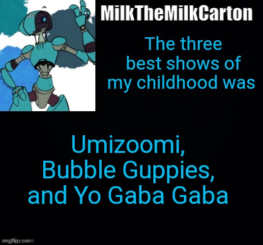 MilktheMilkCarton but he's no longer simping for a robot - Imgflip