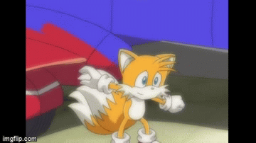 Classic Sonic And Tails Dancing GIF