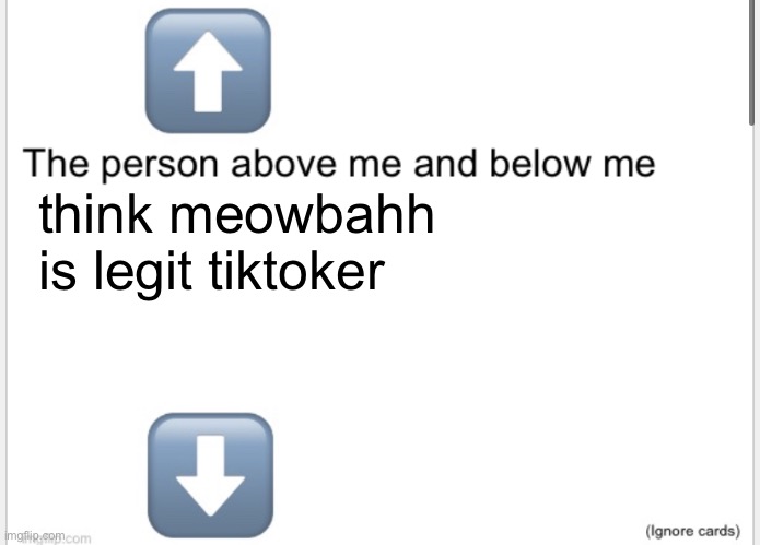 Person above below - Imgflip