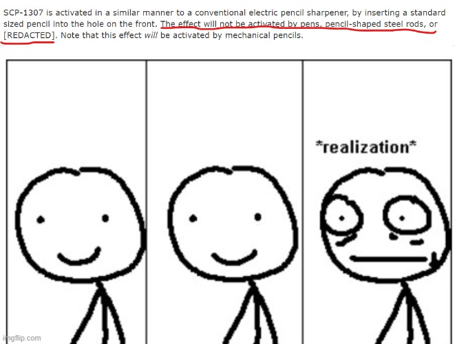 AYo, nononono. Shut up, dirty joke me. S H U T. [SCP-2035] - Imgflip