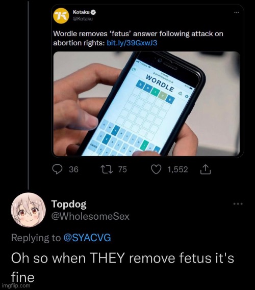 Fetus Deletus (Mod Note: don’t post anything yet, I’m making an ...