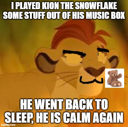 Kion crybaby - Imgflip