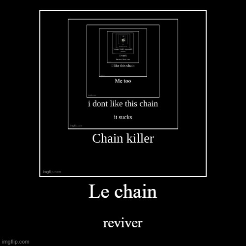 Le chain - Imgflip