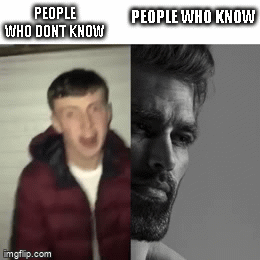 People who know vs people who dont know - Imgflip