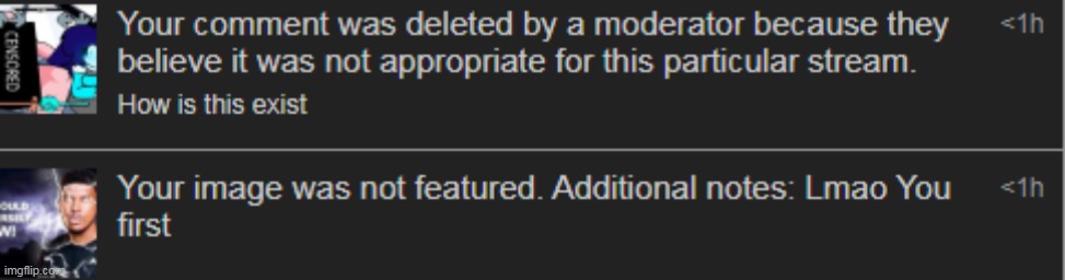 The moderator was cloud - Imgflip