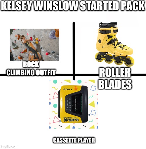 Kelsey Winslow Starter Pack - Imgflip