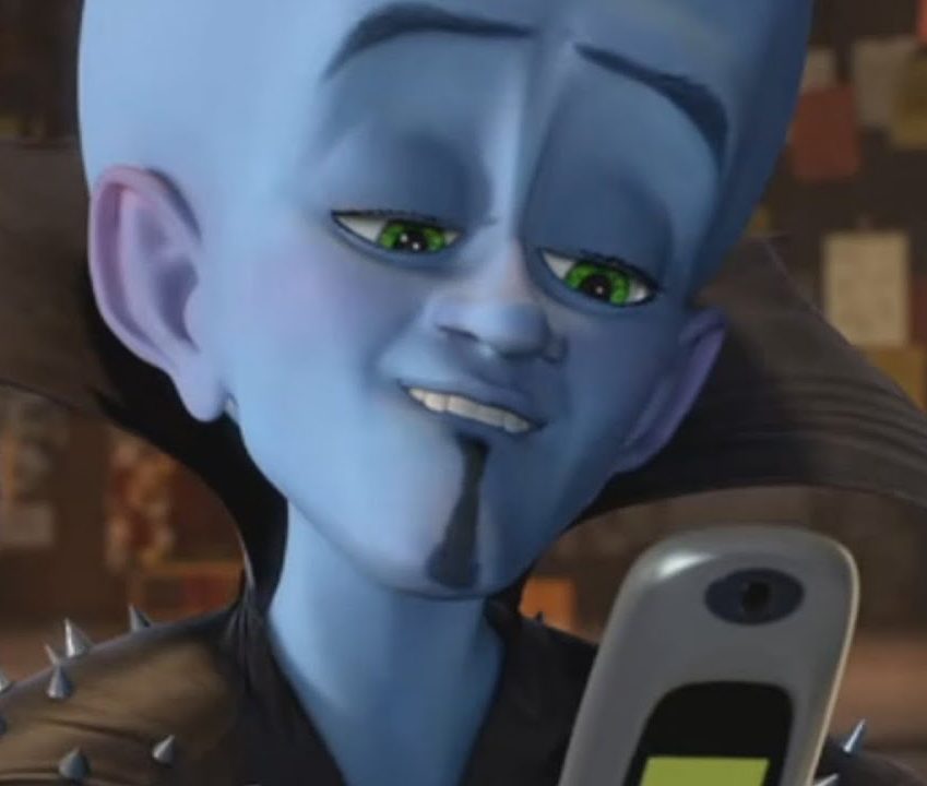 Megamind Phone Blank Template Imgflip