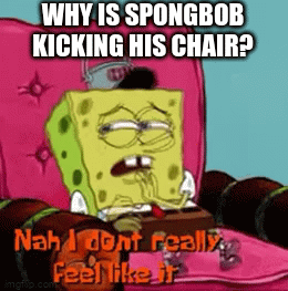 scared spongebob - Imgflip