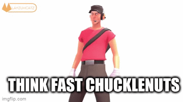 think fast chucklenuts animated - Imgflip