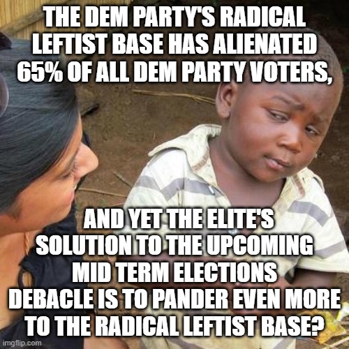 It does make one wonder just what the leftist elites are thinking ...