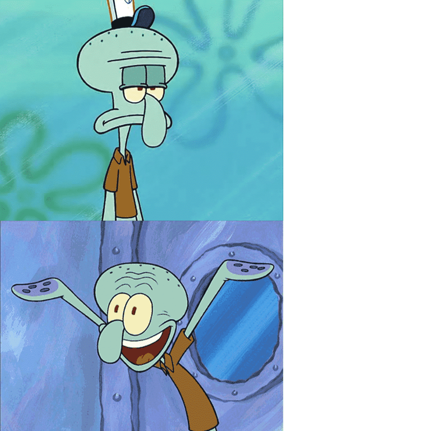 Sad Then Happy Blank Template Imgflip