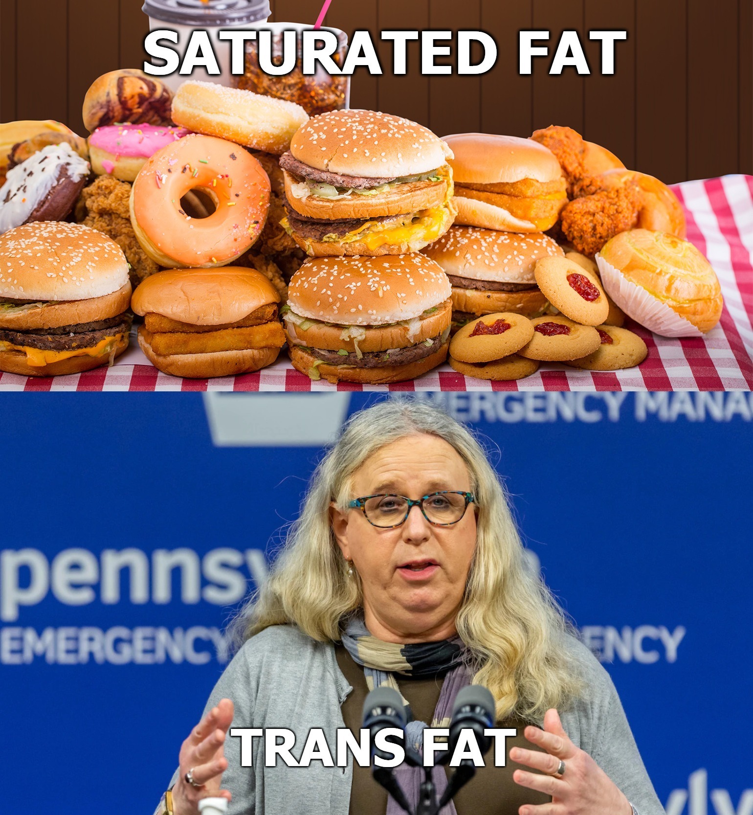 Saturated Fat vs. Trans Fat : r/misleadingmedia