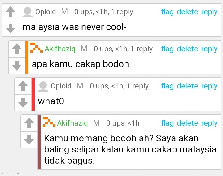 when you make the malay user mad - Imgflip