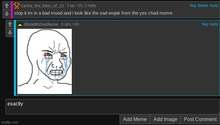 They Deleted The Comment Imgflip