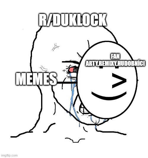 Pretending To Be Happy, Hiding Crying Behind A Mask - Imgflip