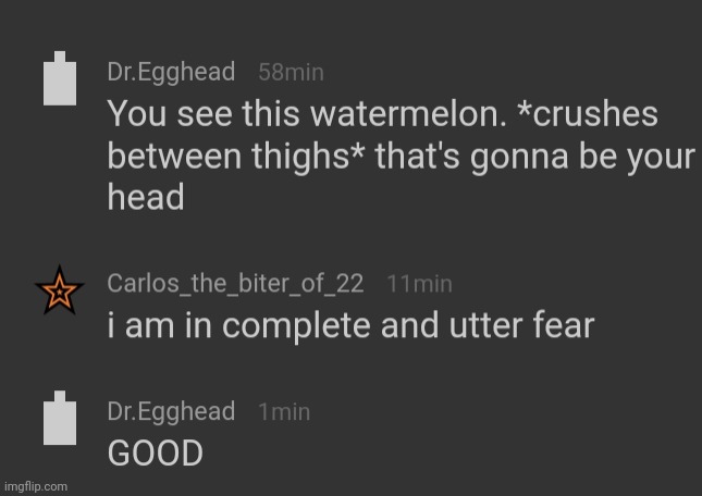 Just an average conversion between 2 idiots - Imgflip