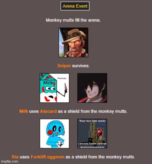 Another arena :/ - Imgflip