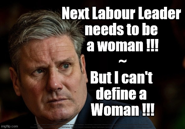 Starmer can't define a Woman - Imgflip