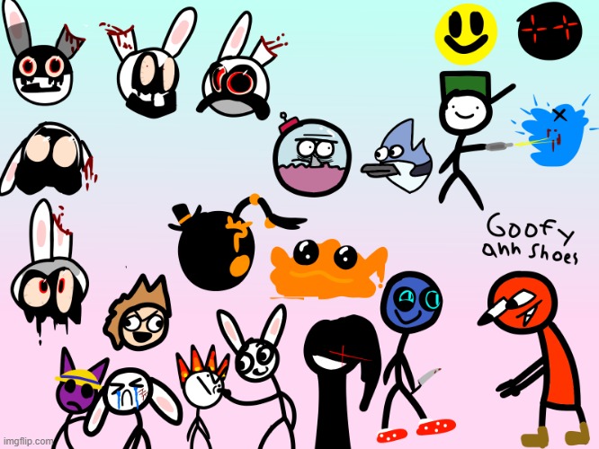 random drawings with no context the 6th - Imgflip