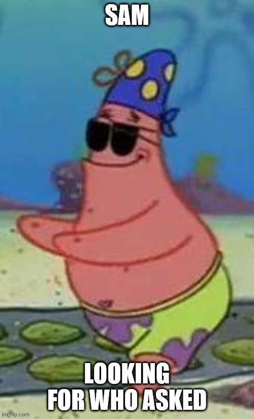 patrick blind eyepatch - Imgflip