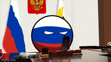 Russia ball throws phone - Imgflip