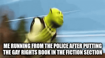 Shrek running - Imgflip