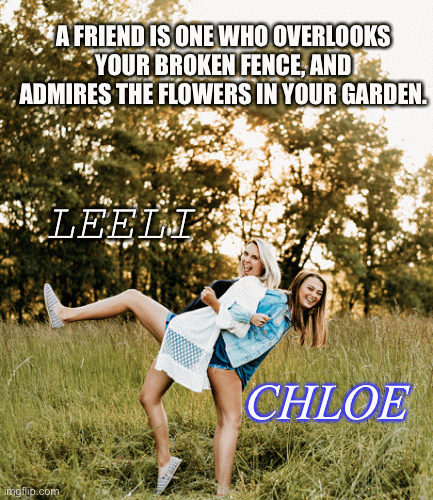 Chloe and Leeli - Imgflip