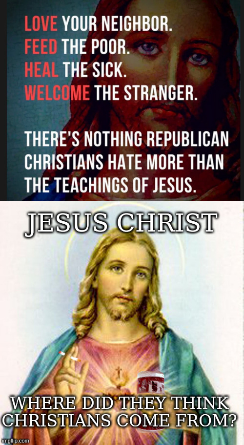 Image tagged in jesus with beer - Imgflip