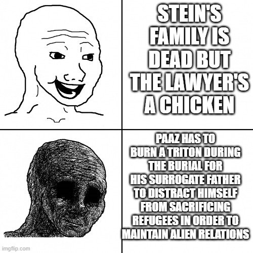 Happy Wojak vs Depressed Wojak - Imgflip