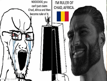The Chad meme (a gif I made up) - Imgflip