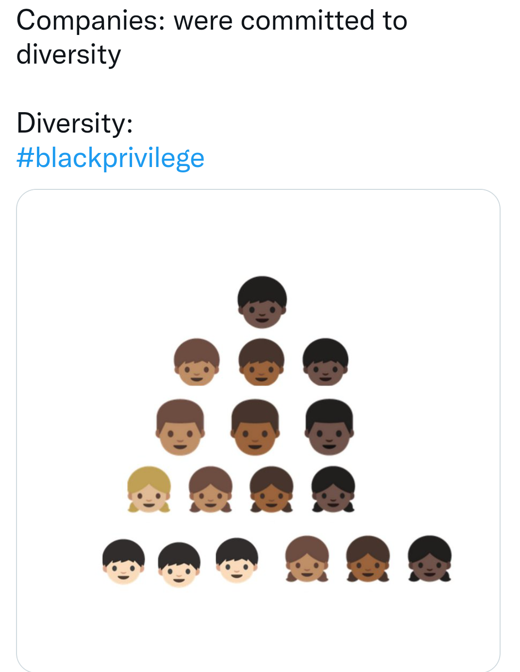 We're committed to diversity meme Blank Template - Imgflip