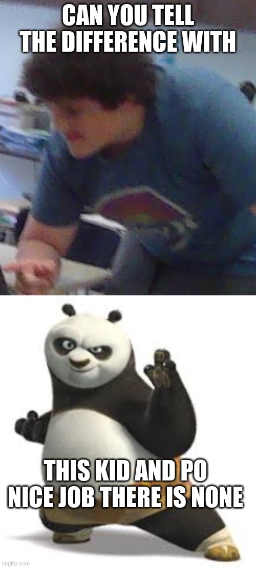 fat kid vs po - Imgflip