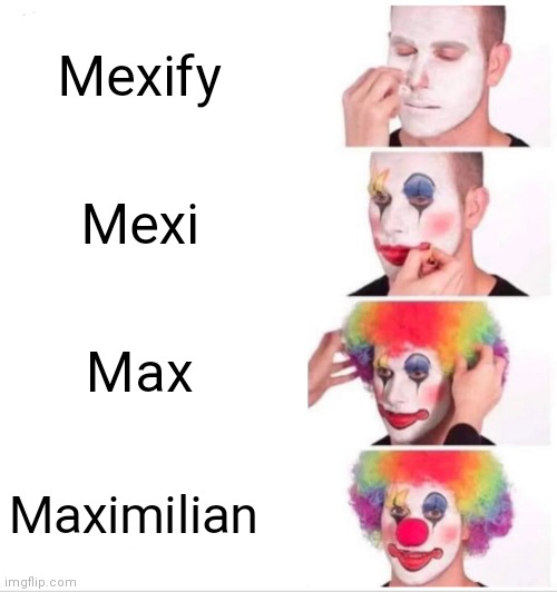 Clown Applying Makeup Meme - Imgflip