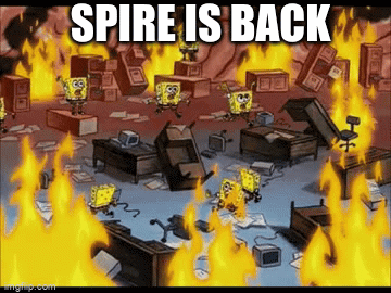 spongebob fire - Imgflip