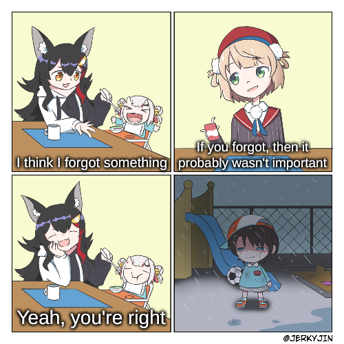 I Think I Forgot Something Hololive Blank Template Imgflip