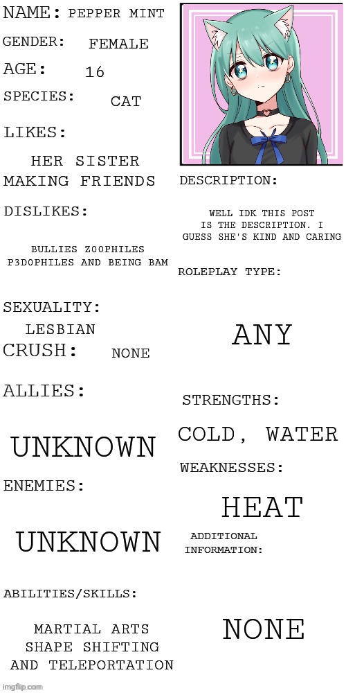 (Updated) Roleplay OC showcase - Imgflip