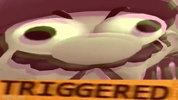 mario is triggered - Imgflip