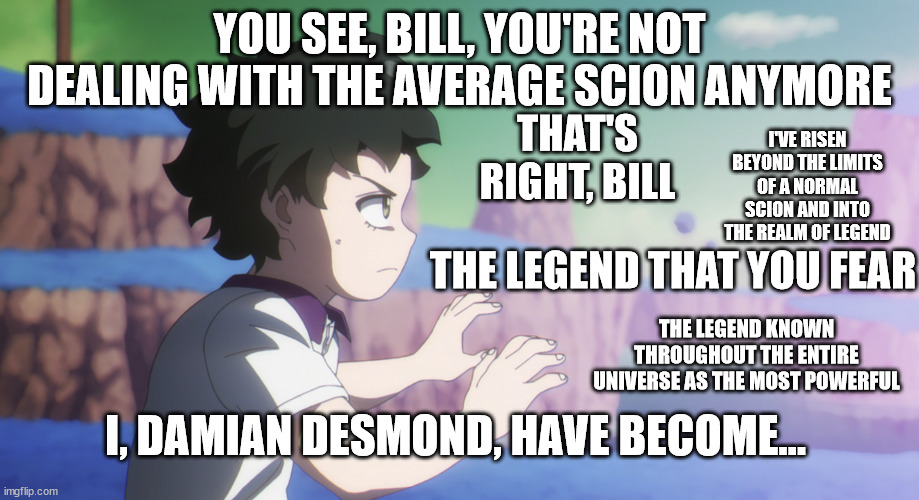 Damian in Namek - Imgflip