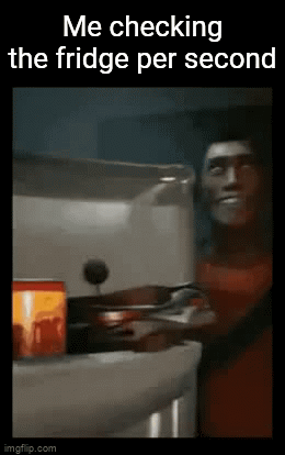 Scout opening the fridge - Imgflip