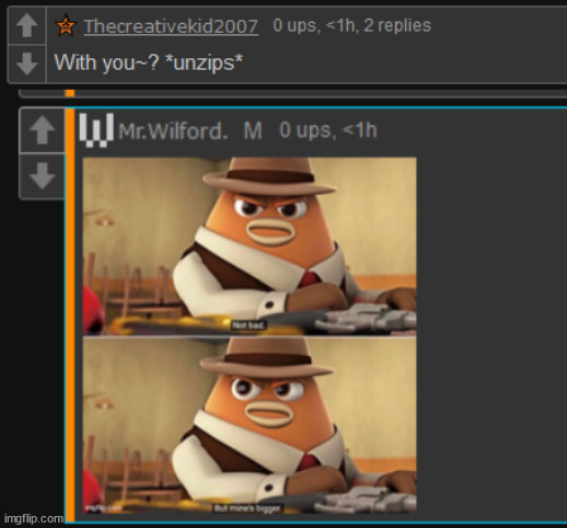 not bad, but mine's bigger. - Imgflip