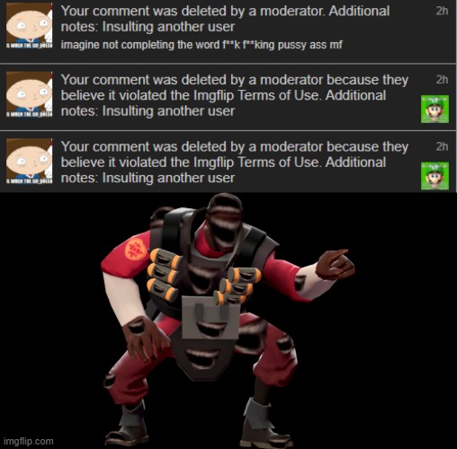 Image tagged in demo laughing - Imgflip