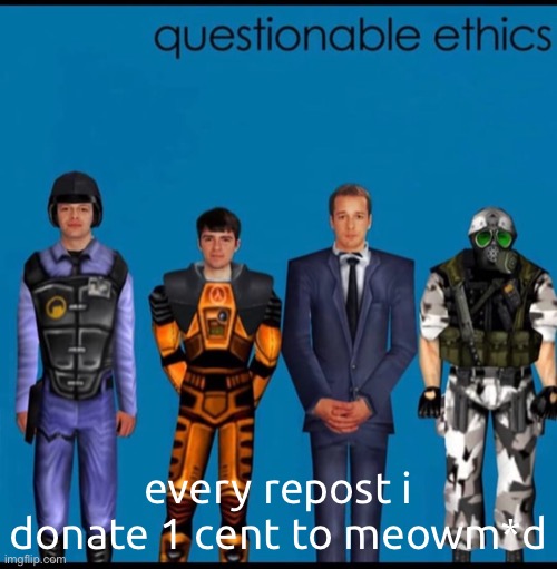 Questionable Ethics - Imgflip