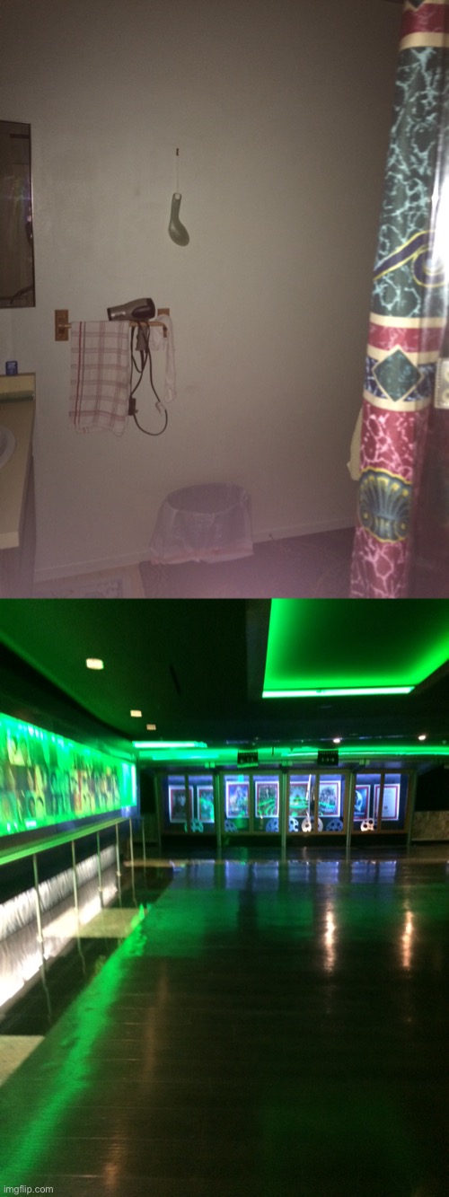 I took these liminal space pictures myself! What is my bathroom and the ...