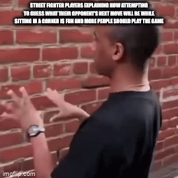 man talks to brick wall - Imgflip