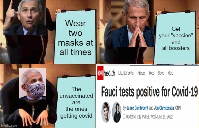 Fauci forgot the first rule - Imgflip