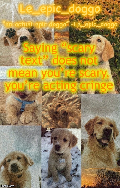 Doggo temp by doggo. Wait what that’s confusing - Imgflip