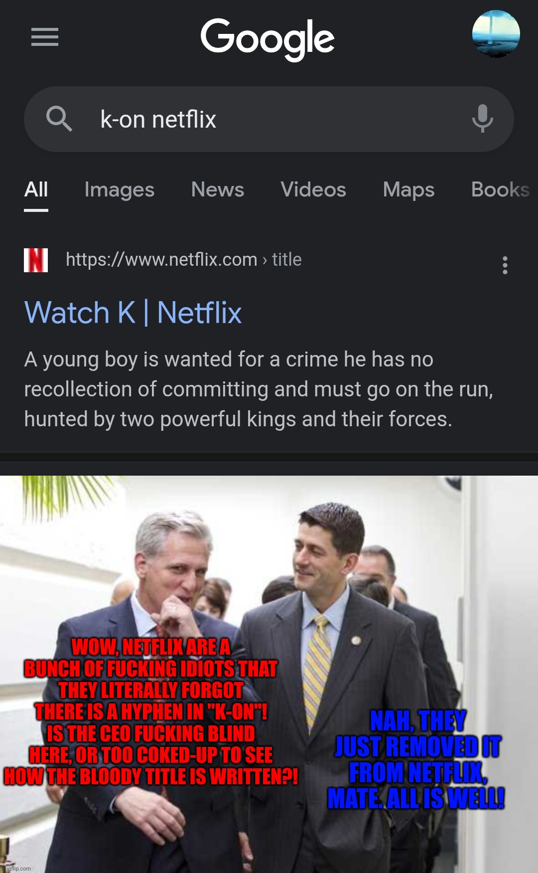 Shit results are shit results, Google. - Imgflip