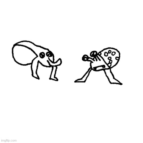 mixer body trebhum and dwarf bulborb - Imgflip